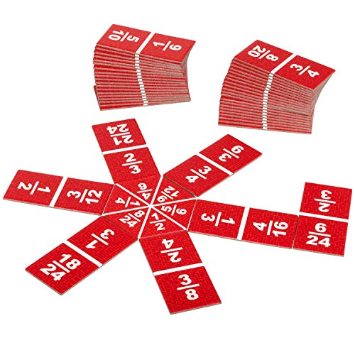 LEARNING ADVANTAGE Equivalent Fraction Dominoes - Math Games for Kids ...