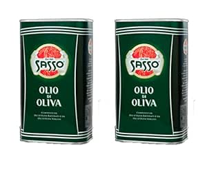 Amazon.com : Sasso : "Olio Di Oliva" Olive Oil 1 Liter - 33.8 Fl.oz ...