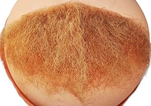 Makupartist Big Bush Blond Human Hair Merkin Unisex Pubic Toupee ...