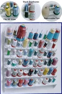 Amazon.com: 60 Spool Cone Threads Stand - Threads Organizer Rack for ...