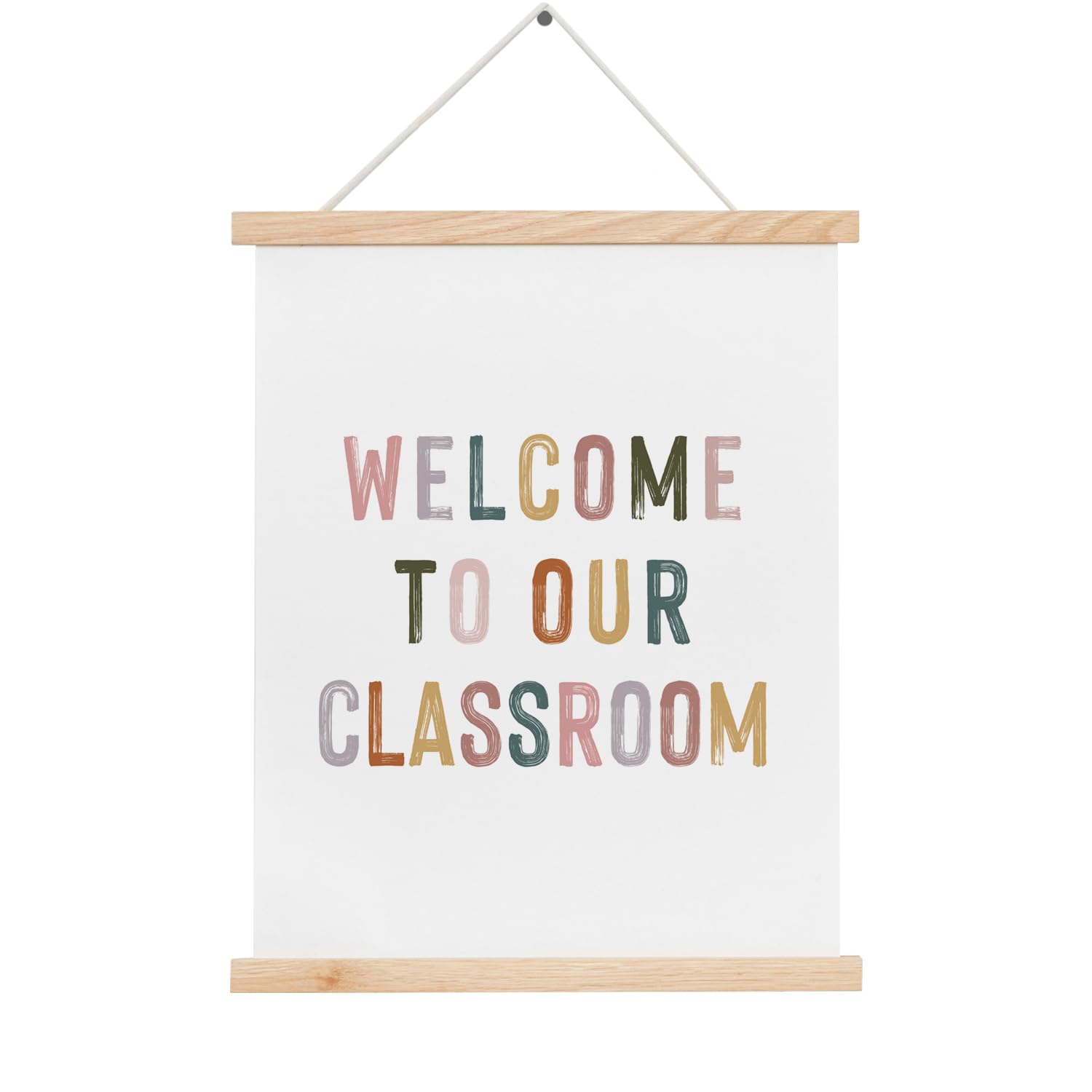 Welcome to Classroom Sign, Classroom Poster, Classroom Wooden Hanging ...