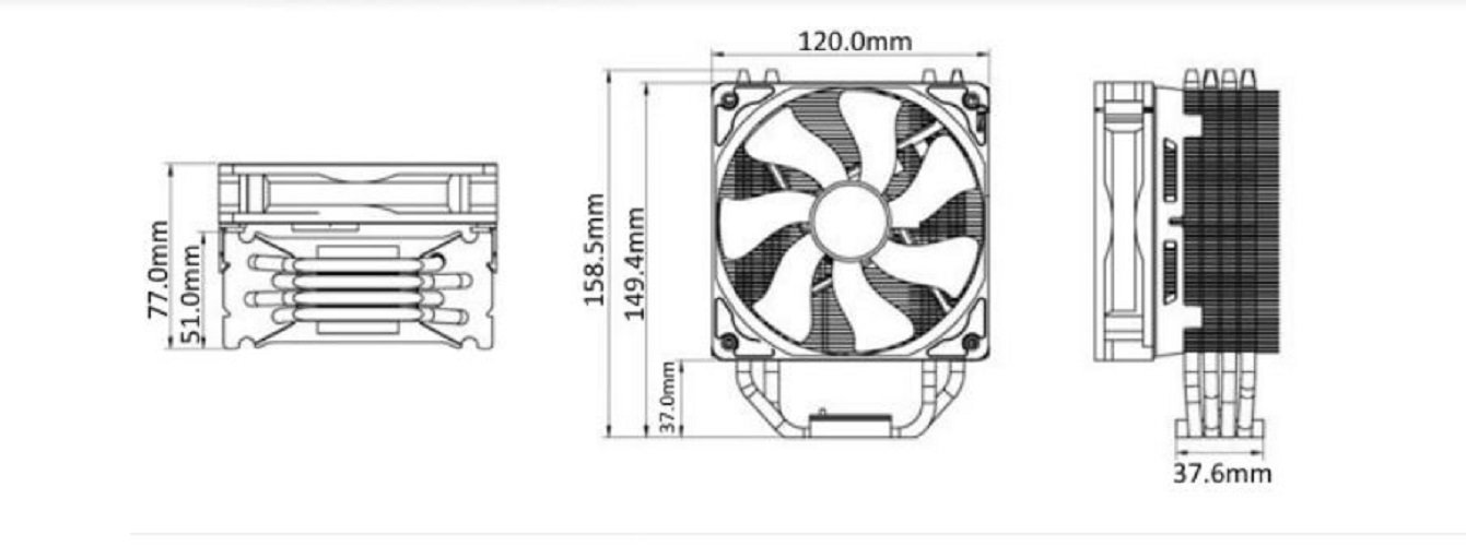 Mua Hyper 212 Evo CPU Cooler (RR-212E-20PK-R2), 120mm PWM Fan, Aluminum ...
