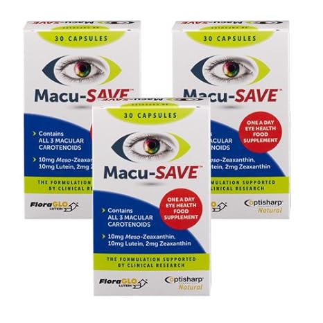 Macu-SAVE Food Supplement for Macular Health with Meso-Zeaxanthin ...