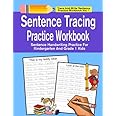Sentence Tracing Practice Workbook: Sentence Handwriting Practice For ...