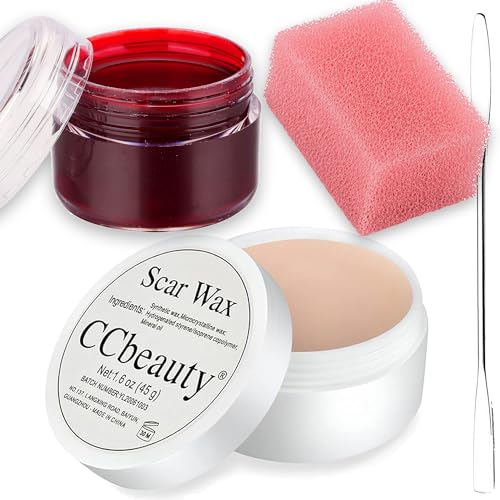 CCbeauty Halloween SFX Special Effects Makeup Kit Fake Wound Moulding ...