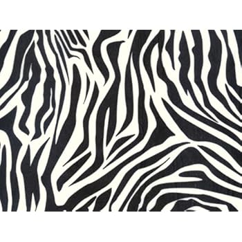 Amazon.com: Zebra Black & White Striped Tissue Paper 20" x 30" - 20 ...