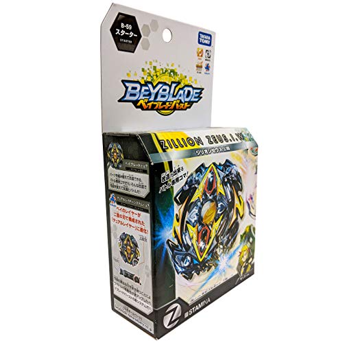 Takara Tomy B-59 Beyblade Burst Stamina Starter Zillion I.W. Zeus with Launcher Spinning Top ...