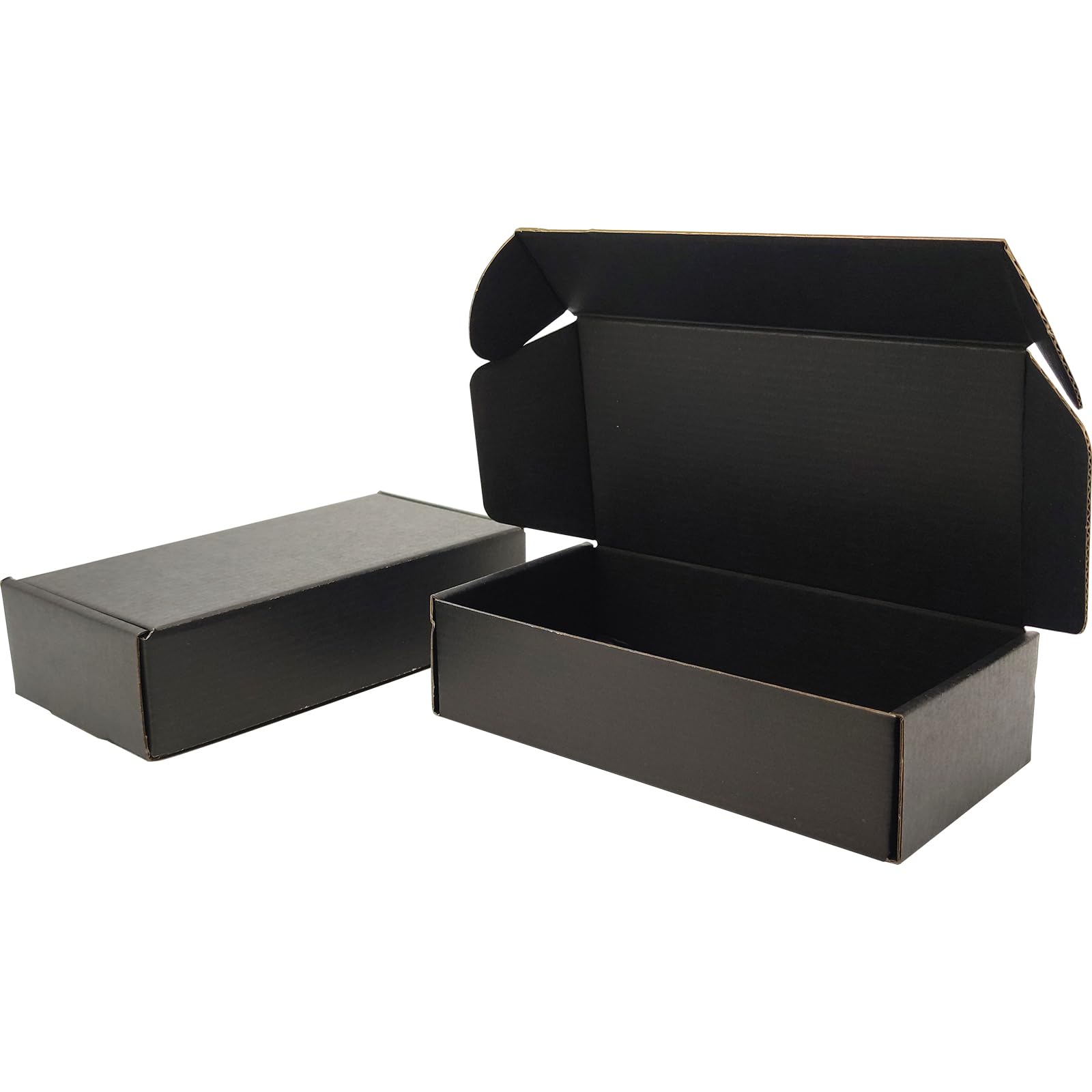 Lmuze Small Black Shipping Boxes for Small Business Pack of 25-7x5x2 ...