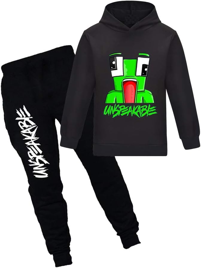 Unspeakable Youtuber Boys Girls Hoodie + Pant Set Pullover Sweatshirts ...