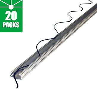 Amazon.com : Wiggle Wire & U-Channel for Greenhouse - PVC Coated Spring ...