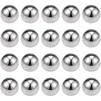 TA-VIGOR 500pcs 1mm Bearing Balls, Solid 304 Stainless Steel Ball G100 Precision Balls for ...