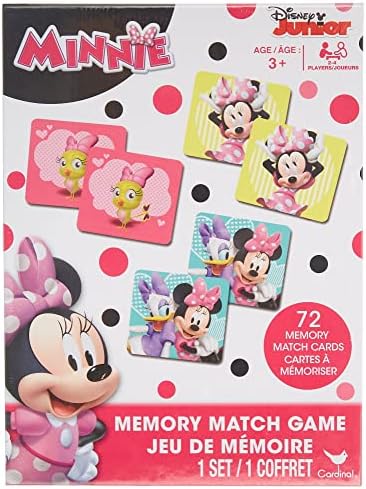 Disney Minnie Mouse Memory Match Game - Pictures Game of 72 Memory ...