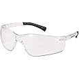 Amazon.com: Crews BK110AF Bearkat Safety Glasses Clear Frame w/Clear ...