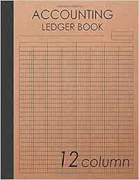 Accounting Ledger Book 12 Column: 120 pages , 8.5 x 11 inches ( large ...