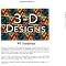 3-D Designs (Dover Design Coloring Books): Wil Stegenga: 9780486403632 ...