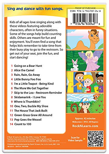 Preschool Learning 3 DVD Collection by Rock ‘N Learn – starkidslearn.com