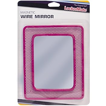 Amazon.com : Magnetic Locker Mirror For School Locker, Gym Locker ...