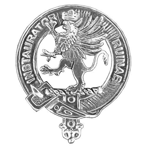 Amazon.com: Forsyth Clan Crest Scottish Cap Badge: Handmade