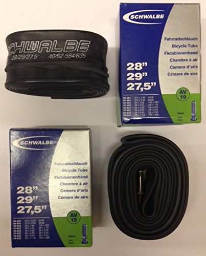 2 x Schwalbe 29" / 29r / 29er Inner Tubes With Schrader / Car Valves ...