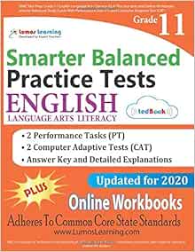 SBAC Test Prep: Grade 11 English Language Arts Literacy (ELA) Practice ...