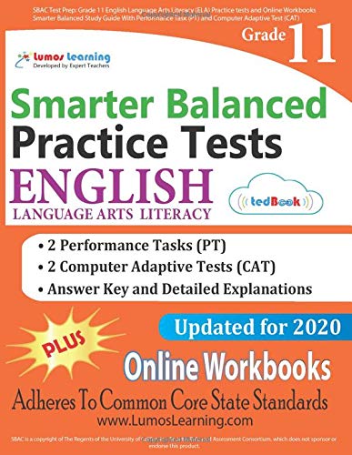 SBAC Test Prep: Grade 11 English Language Arts Literacy (ELA) Practice ...