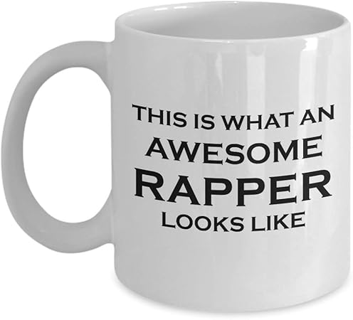 Amazon.com: Rapper Coffee Mug Tea Cup - Funny Cute Gag Gifts for Rap ...