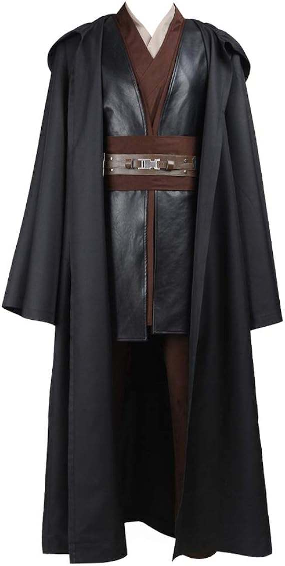 CosplayDiy Men's Outfit for Anakin Skywalker Costume with Robe XXL ...
