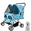 Amazon.com : Kittywalk Double Decker Pet Stroller, Green : Pet Carrier ...