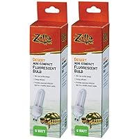 Amazon.com : (2 Pack) Zilla Mini Compact Tropical Fluorescent Bulb, 6 Watt : Pet Supplies