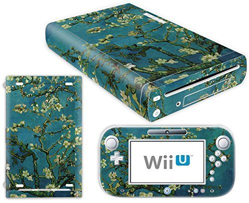 NDAD Protective Decals Skin Stickers for Nintendo Wii U Console Blue ...