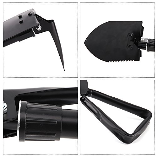 SPWIS Folding Shovel Triangle Handle, Entrenching Tool, for Camping ...