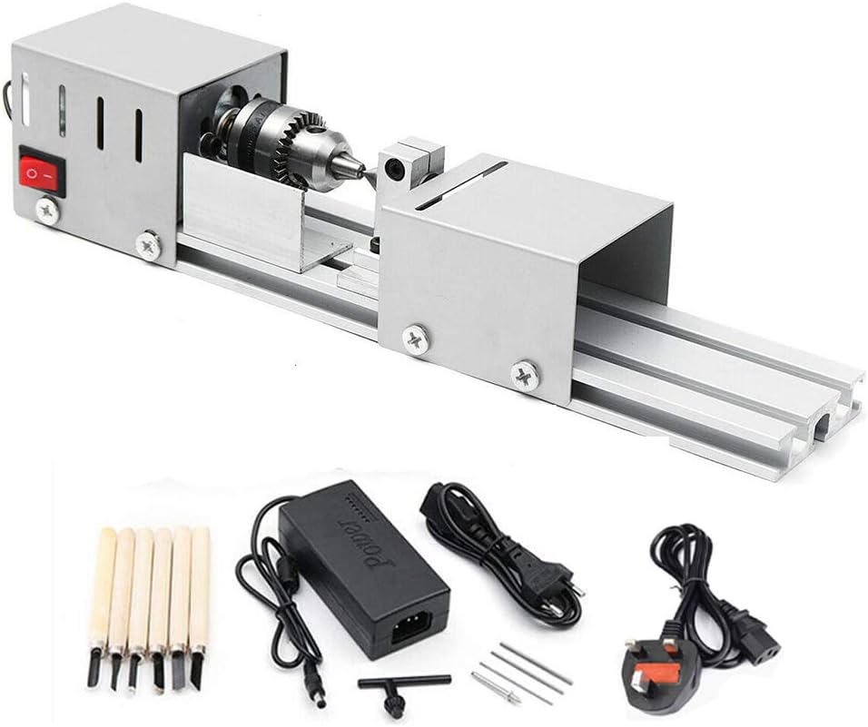 Mini Lathe Bead Machine,Wood Lathe Beads Polisher Machine for Table ...