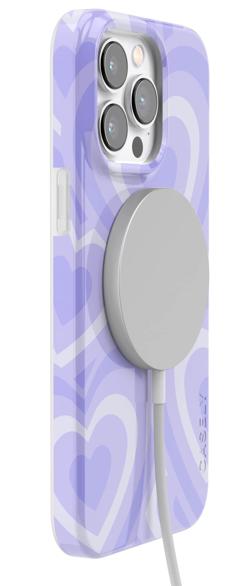 Mua Casely iPhone 14 Pro Max Case | Compatible with MagSafe | Love Song | Lavender Heart Case ...