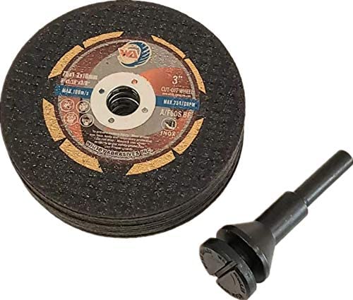 Mua WA 12PACK - 3"x.045"x3/8" Thin Cut Off Disc, Die Grinder Tool ...