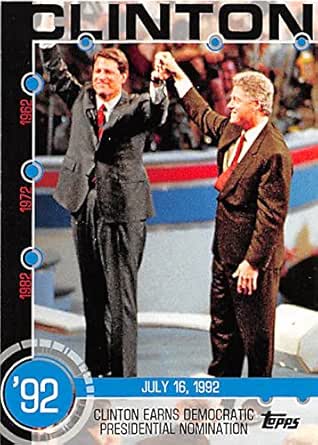 Bill Clinton and Al Gore trading card 2015 Topps #15A 1992 President of ...