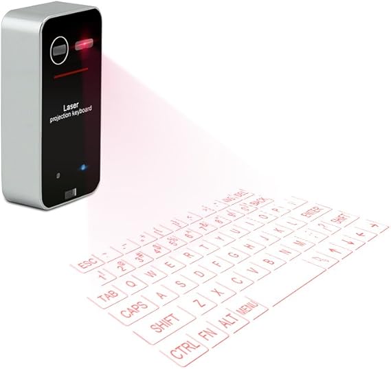 Bluetooth Laser Keyboard Wireless Virtual Projection keyboard Portable ...