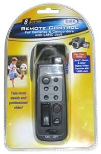 Amazon.com : Tripod Remote Control For Canon Camcorders With LANC ...