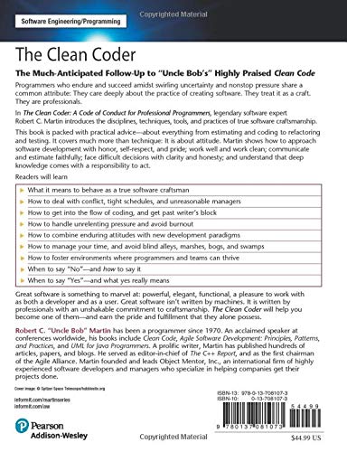 Mua The Clean Coder A Code Of Conduct For Professional Programmers Trên Amazon Mỹ Chính Hãng