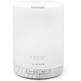 Amazon.com: ASAKUKI 300ML Essential Oil Diffuser, Quiet 5-in-1 Premium Humidifier, Natural Home ...