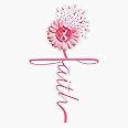 Amazon.com: Pink Ribbon Sunflower Breast Cancer Awareness Women Kids Sticker Vinyl Decal Car ...