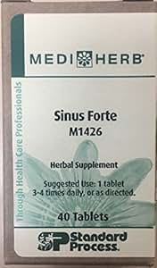 Amazon.com: MediHerb Sinus Forte, 40 tablets: Health & Personal Care