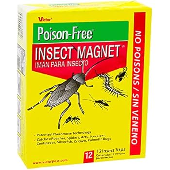 Amazon.com : Victor Roach & Insect Traps & Monitor - 30 Units (60 Traps ...