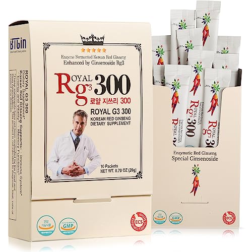 BTGIN RG3 300- Ginsenosides Rg3 Enhanced (Rg3 : 50mg/Sachet) Korean Red ...