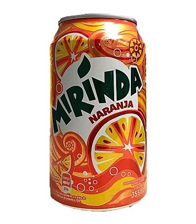 Amazon.com : Soda Mirinda Naranja / Mirinda Soft Drink - Orange / Can ...