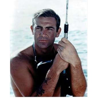 Sean Connery Close Up on Boat Holding Harpoon 8 x 10 Inch Photo at ...