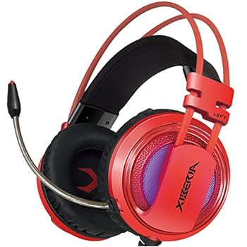 Amazon.com: XIBERIA V10 PC Gaming Headphones Over-ear USB Headset with ...