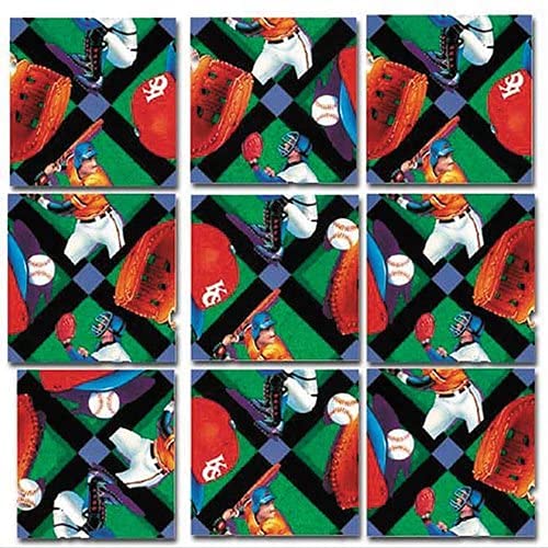Scramble Squares Baseball 9 Piece Challenging Puzzle - Amazing ...