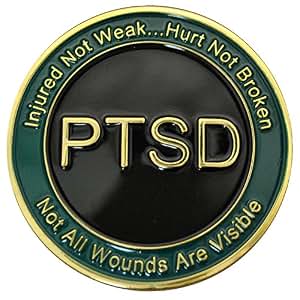Amazon.com : The PTSD Coin - A Challenge Coin to Raise Awareness for ...