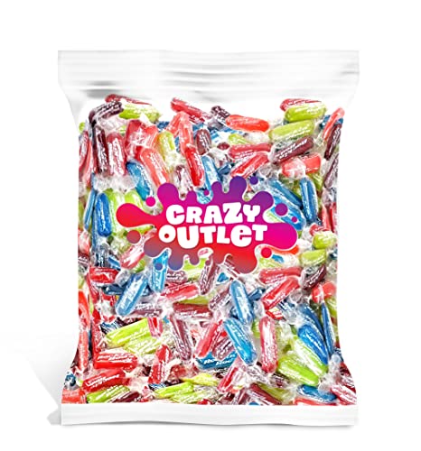 Assorted Rockin Rods Hard Candy, Fruit Flavored Individually Wrapped ...