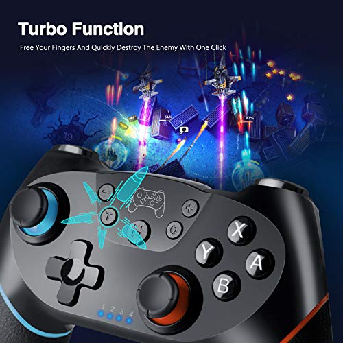 Wireless Pro Controller Compatible with Switch, YCCTEAM Remote Gamepad ...